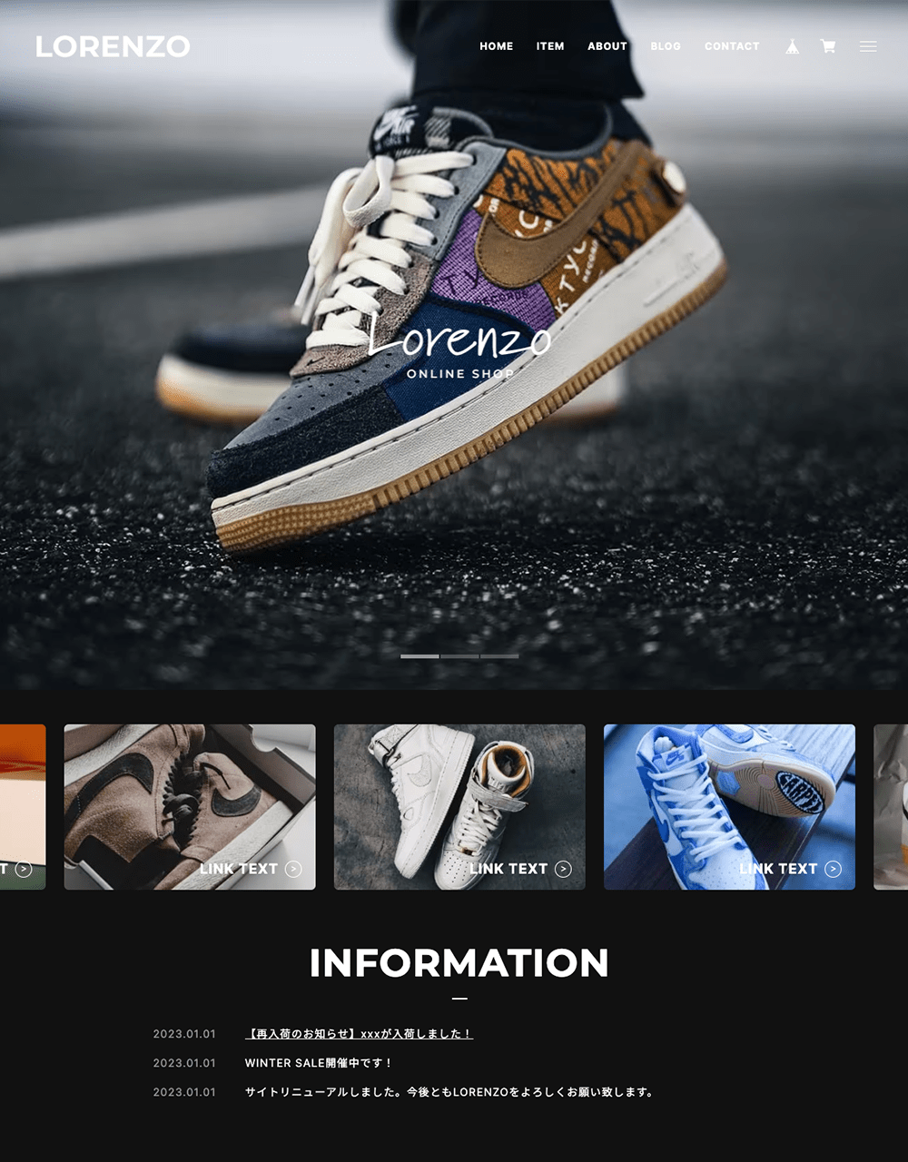 LORENZO | BASE デザインマーケット ネットショップのデザインをもっと自由に